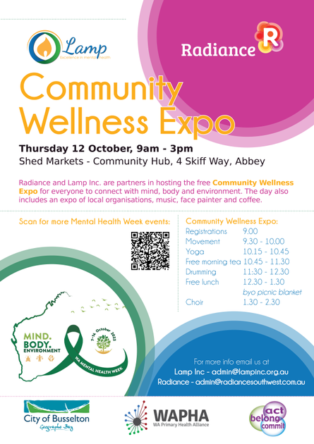 Community Wellness expo | Mental Health Week 2023 | Mental Health Week